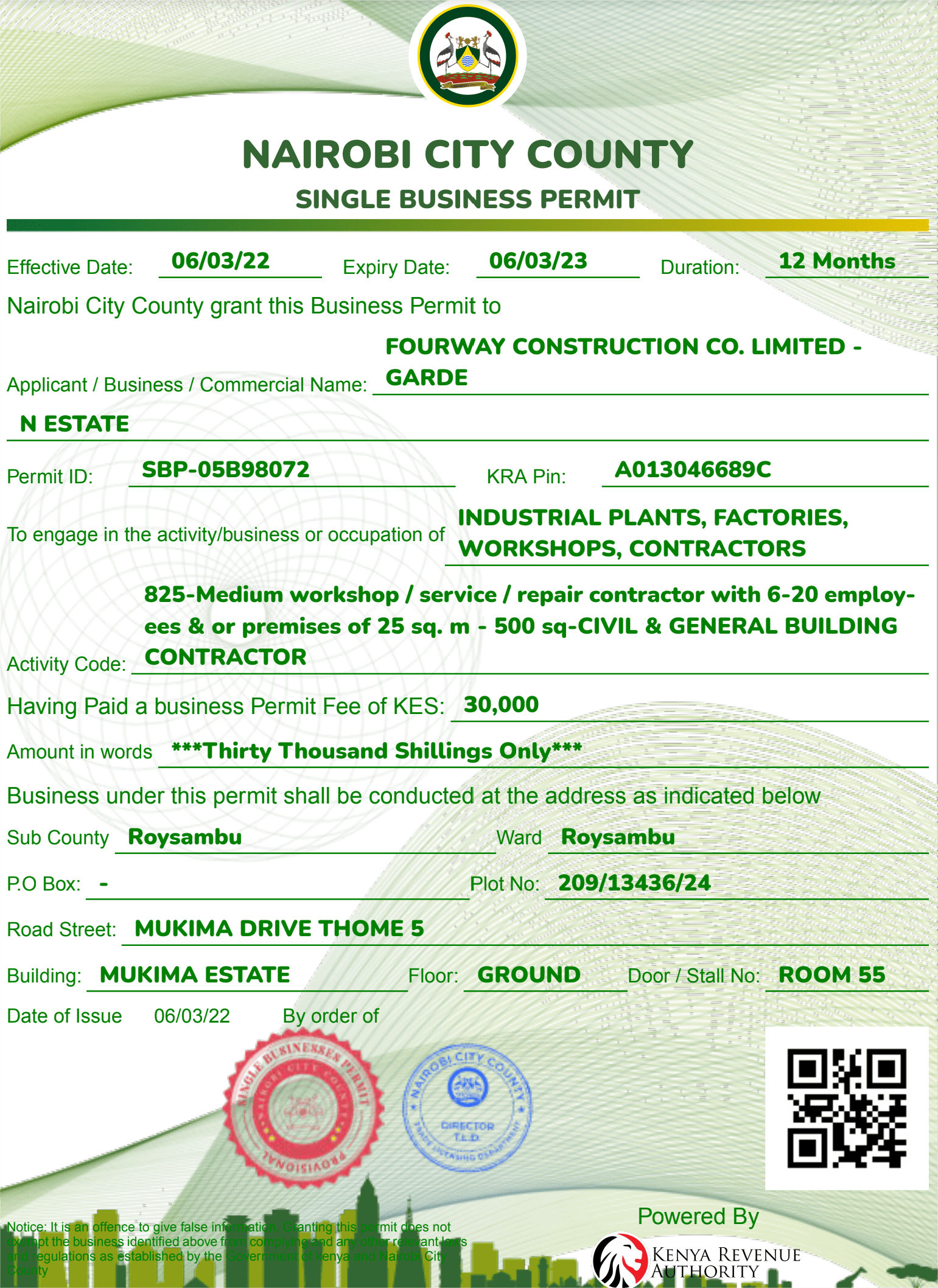 Business Permit – fourwayconstruction